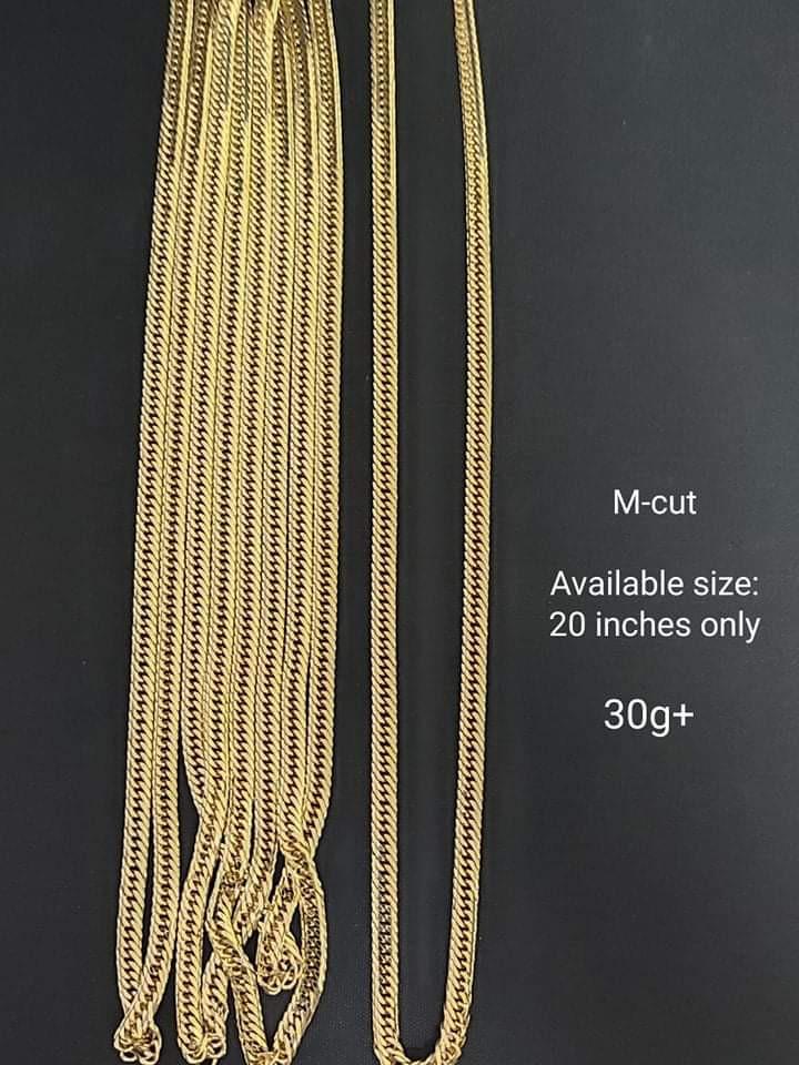 MCut Japan Gold 18k Necklace, Women's Fashion, Jewelry & Organizers ...