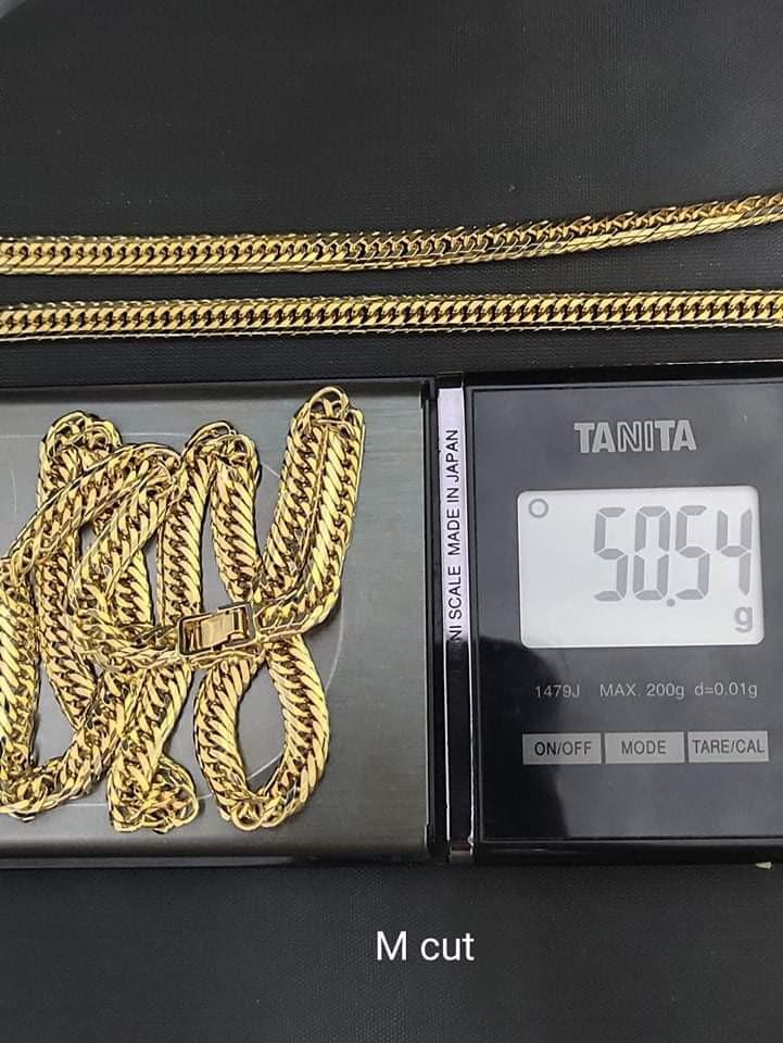 MCut Japan Gold 18k Necklace, Women's Fashion, Jewelry & Organizers ...