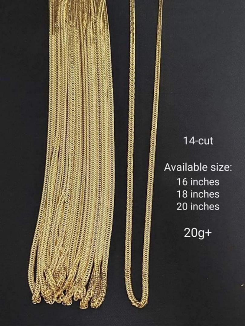 MCut Japan Gold 18k Necklace, Women's Fashion, Jewelry & Organizers ...