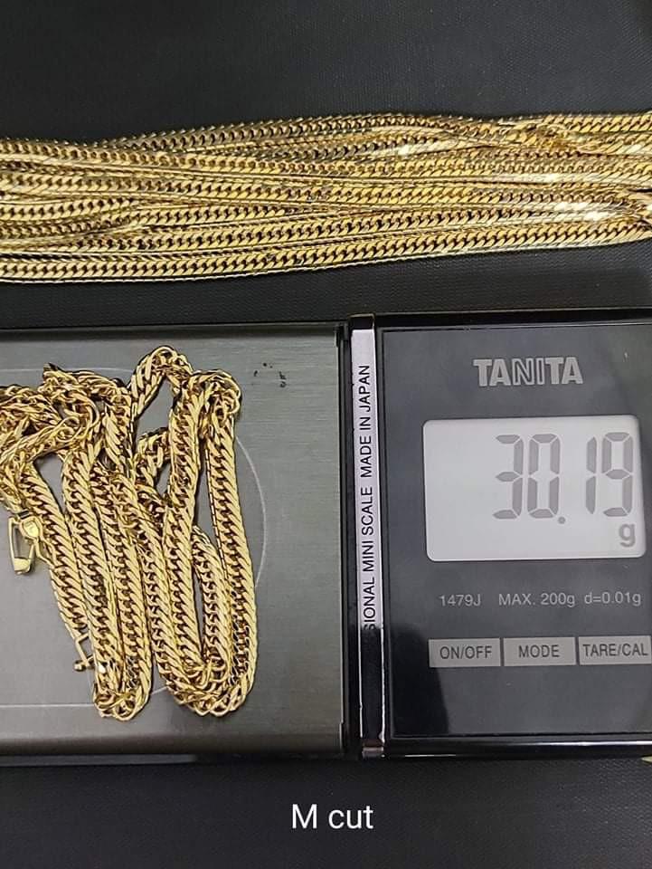 MCut Japan Gold 18k Necklace, Women's Fashion, Jewelry & Organizers ...