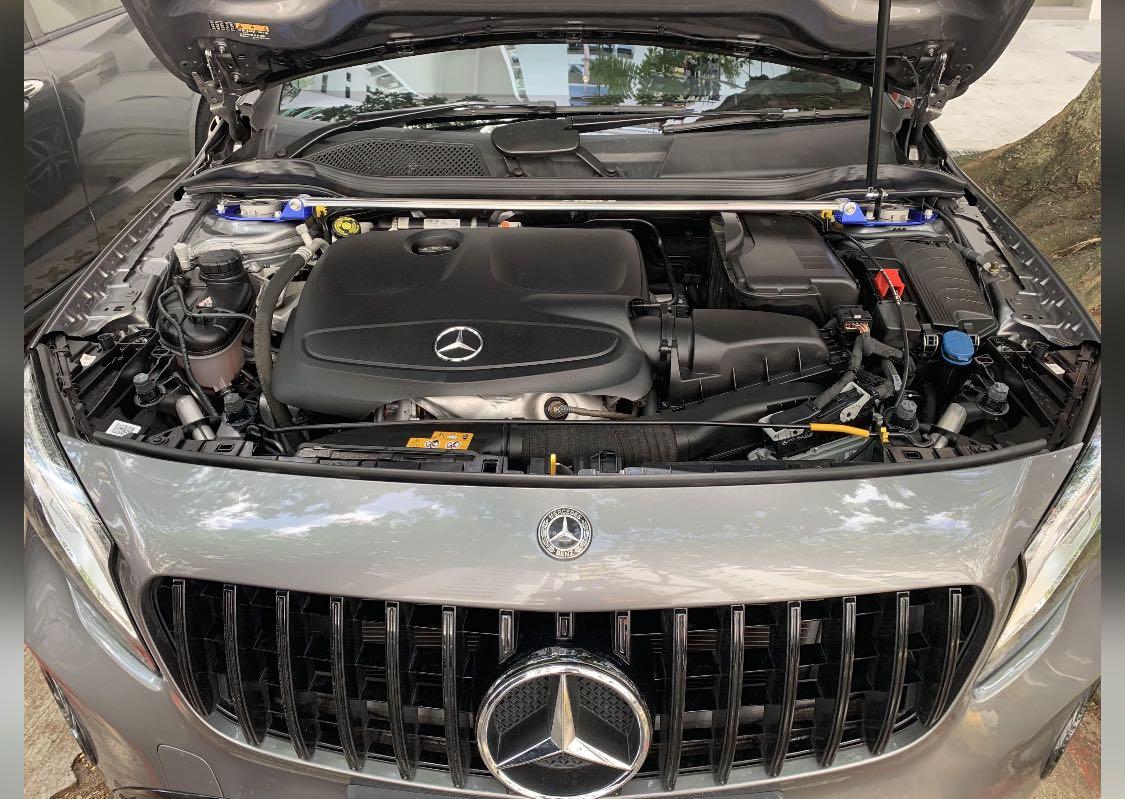 Mercedes Class A / CLA / GLA Front Bonnet hydraulic rod / Damper bar ...