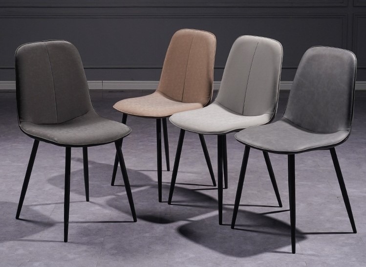 MICK Leather Aire Series - Modern Leather Aire Dining Chair, Furniture ...