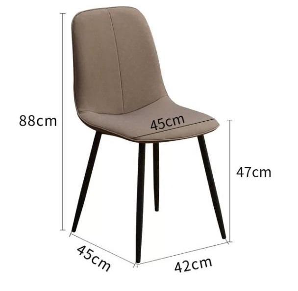 MICK Leather Aire Series - Modern Leather Aire Dining Chair, Furniture ...