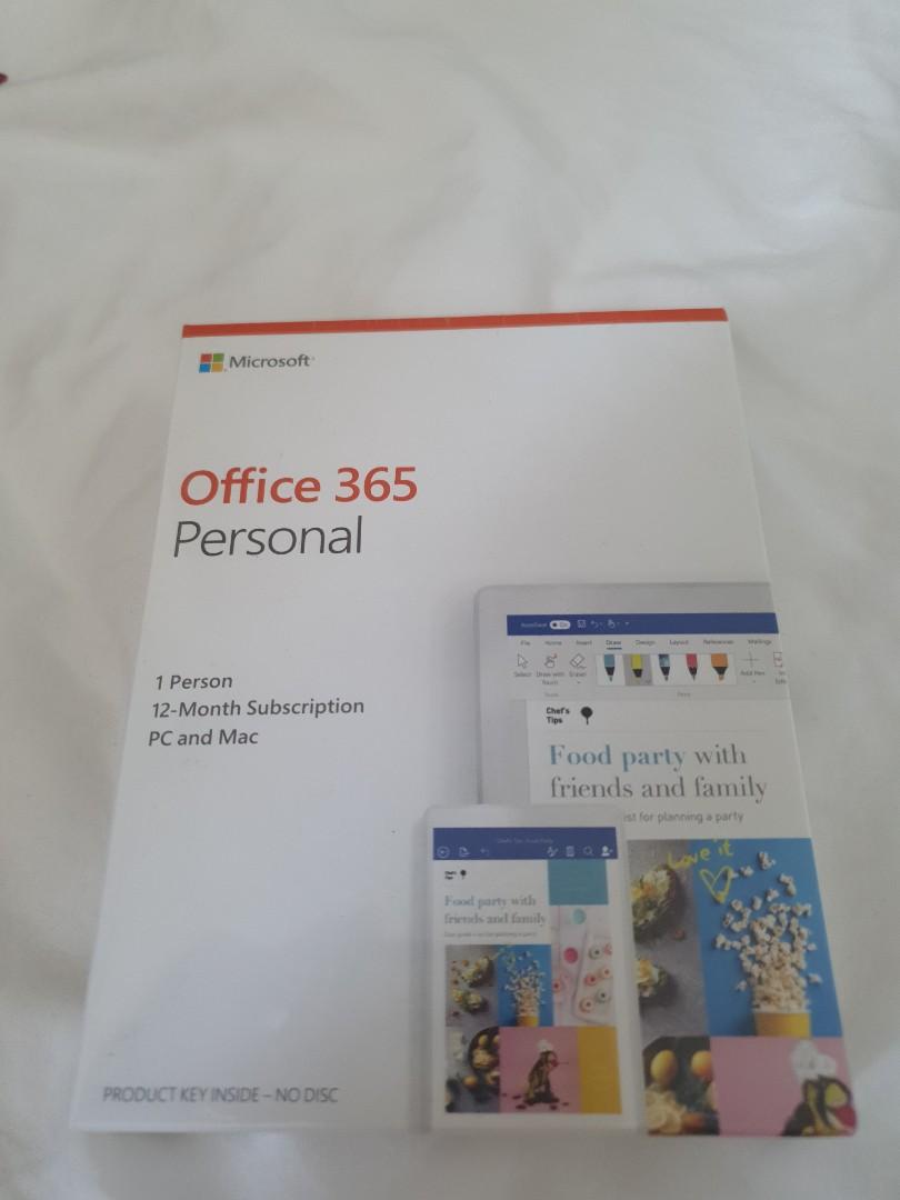 Microsoft Office 365 with Box (1 person, 1 year), Computers & Tech ...