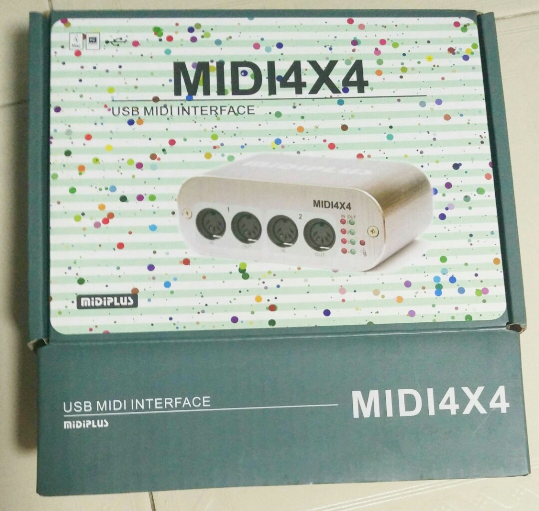 Midiplus 4x4 USB MIDI interface, Hobbies & Toys, Music & Media, Musical ...