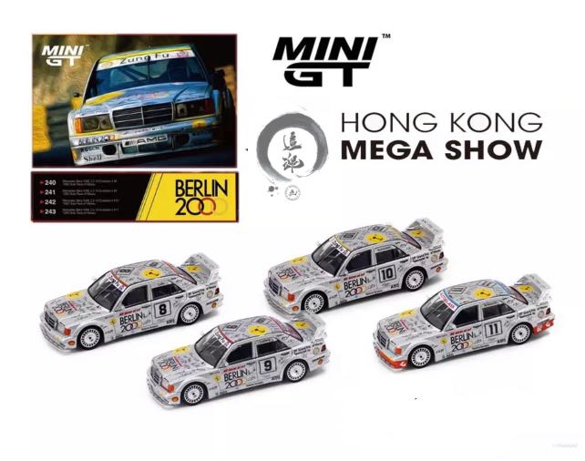 MINI GT MERCEDES-BENZ 190E 2.5-16 EVO II "BERLIN" GUIA RACE OF MACAU 4 ...
