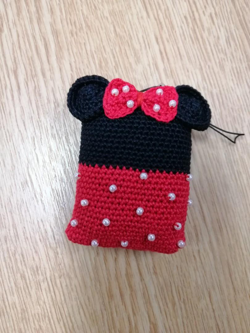 Minnie Mouse Token Cover, Hobbies & Toys, Stationery & Craft, Handmade ...