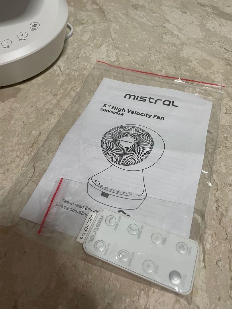 Mistral Desk Fan, Furniture & Home Living, Lighting & Fans, Fans on ...