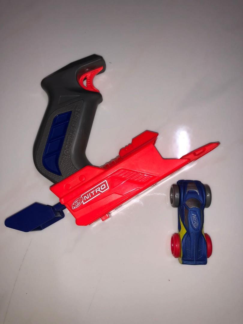 Nerf Nitro Throttleshot Blitz Blue, Hobbies & Toys, Toys & Games on ...