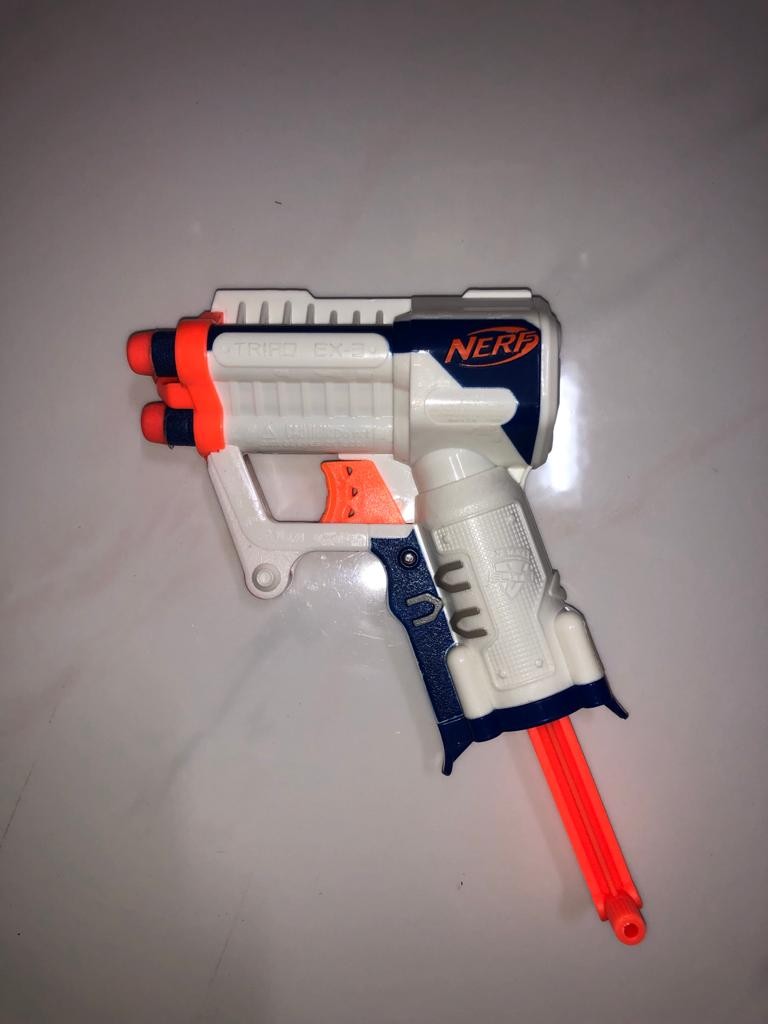 Nerf N-Strike Elite Triad EX-3, Hobbies & Toys, Toys & Games on Carousell