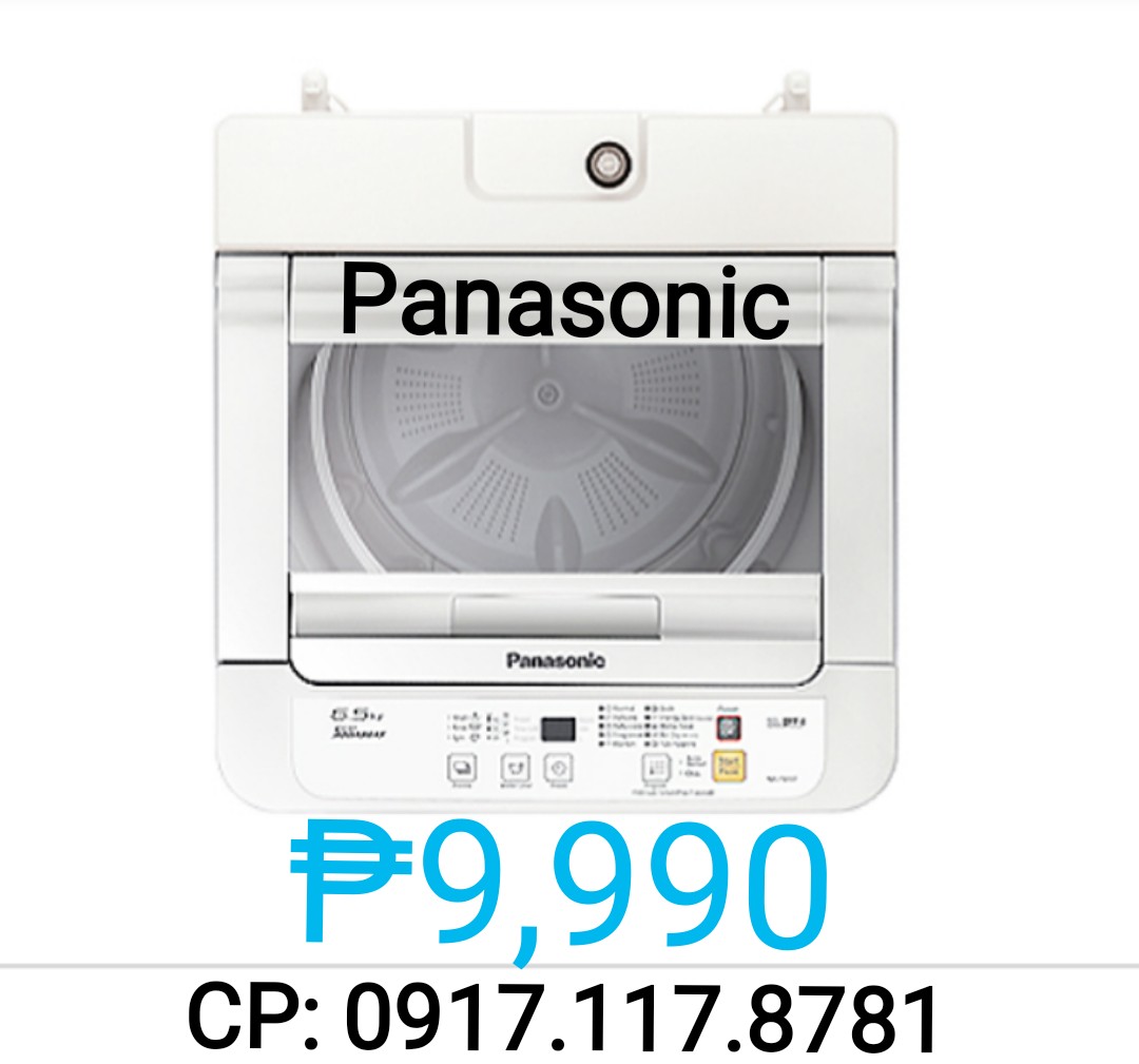 Panasonic Brand New Washing Machine Automatic Top Load Washer 6.5kg ...