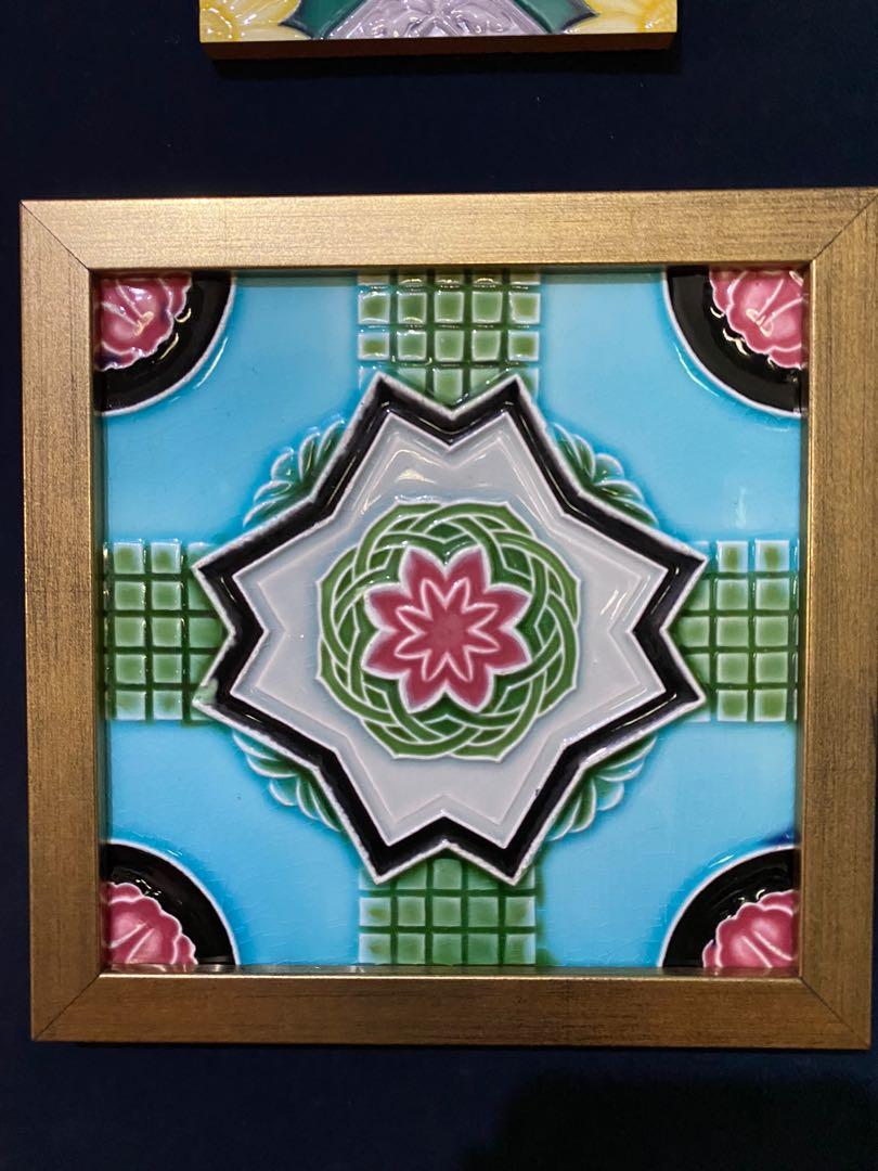 Peranakan Tiles for wall, Furniture & Home Living, Home Decor, Frames ...