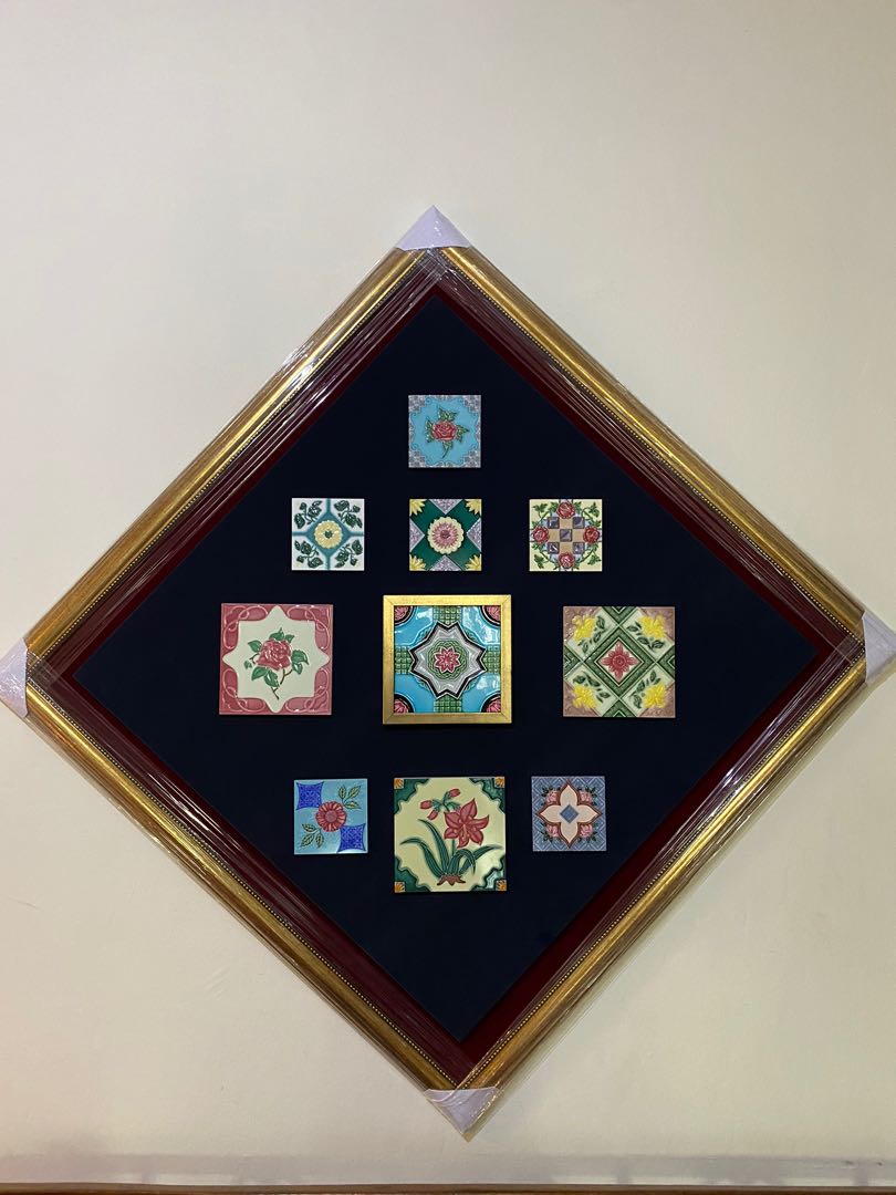Peranakan Tiles for wall, Furniture & Home Living, Home Decor, Frames ...