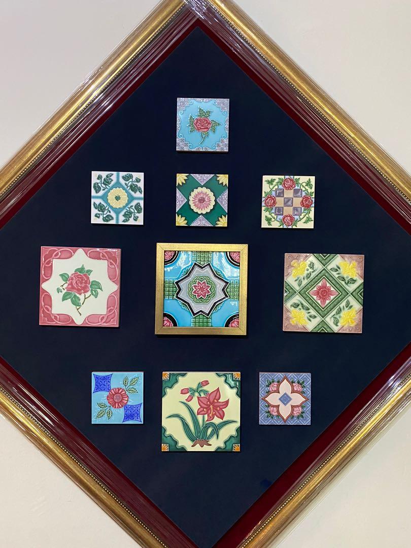 Peranakan Tiles for wall, Furniture & Home Living, Home Decor, Frames ...