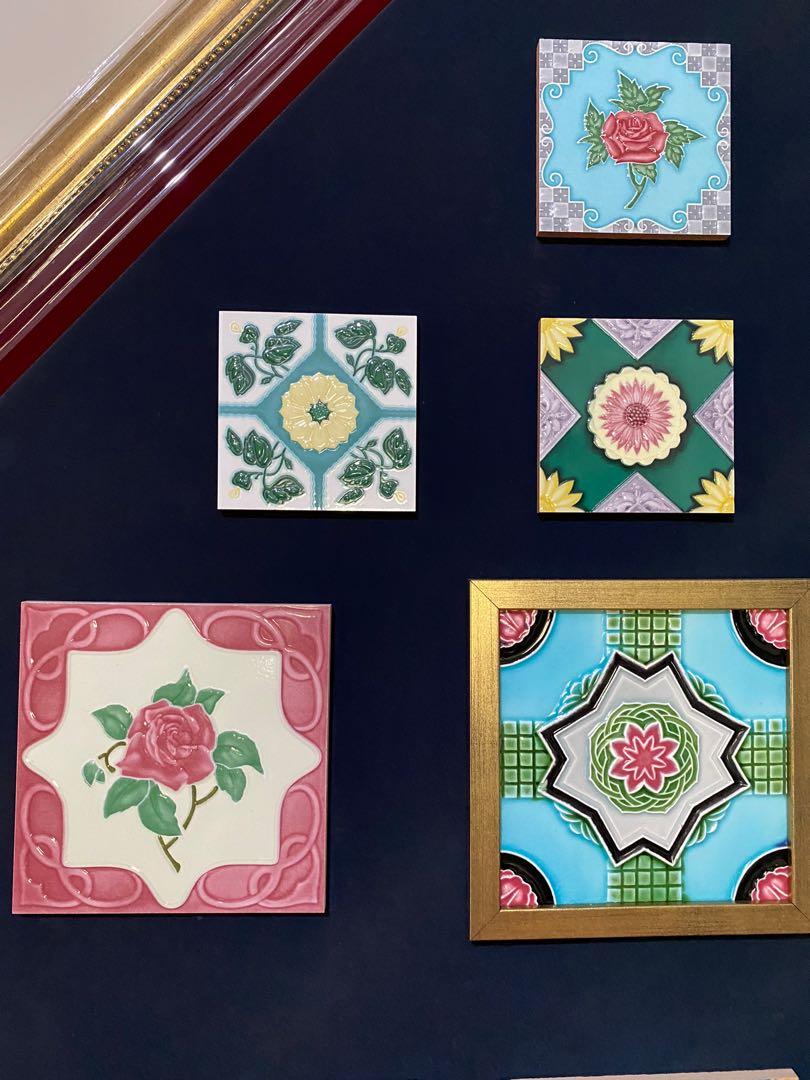 Peranakan Tiles for wall, Furniture & Home Living, Home Decor, Frames ...