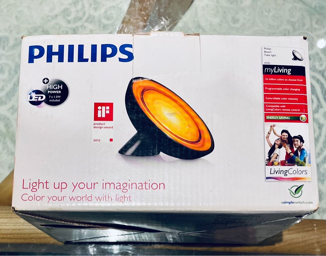 Philips Bloom LED Ambient Lamp, Furniture & Home Living, Lighting ...