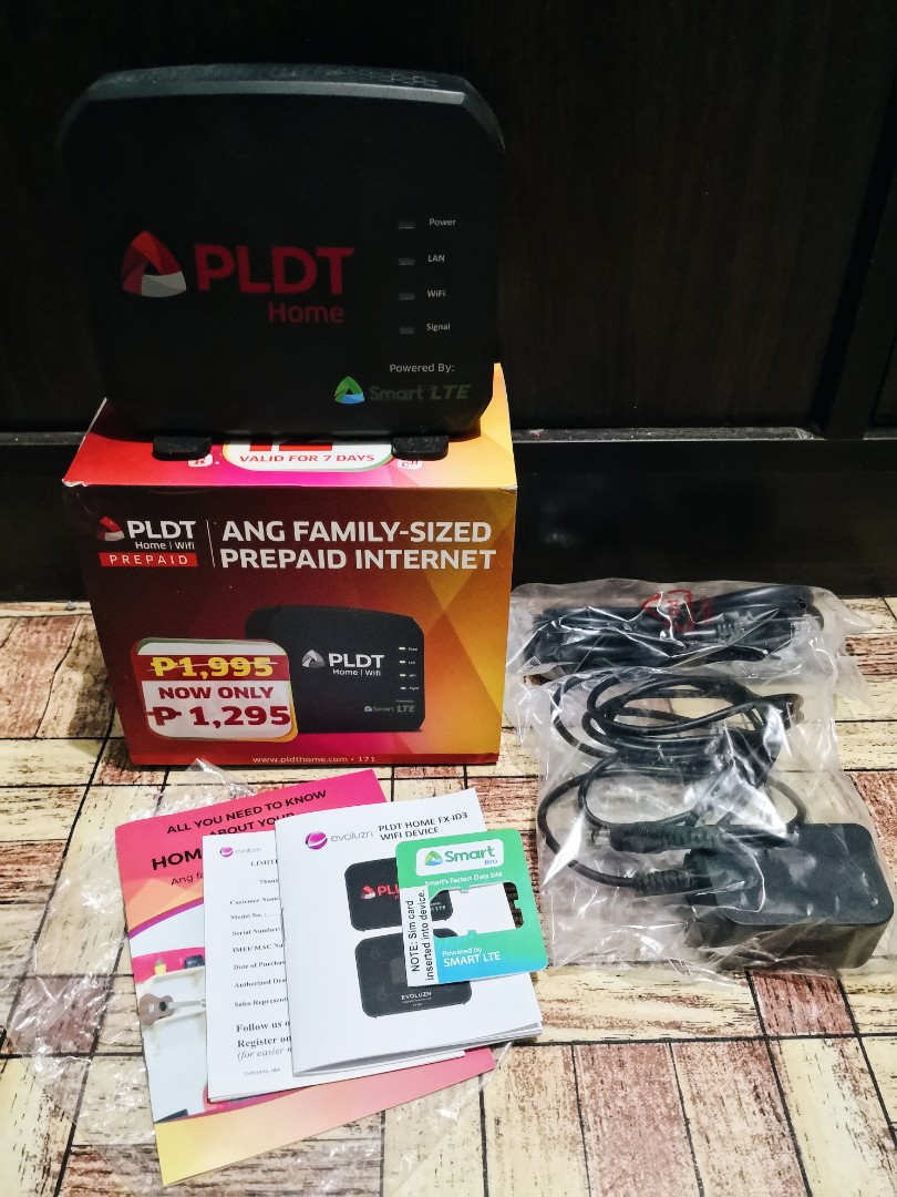 PLDT HOME PREPAID WIFI BLACK, Computers & Tech, Parts & Accessories ...