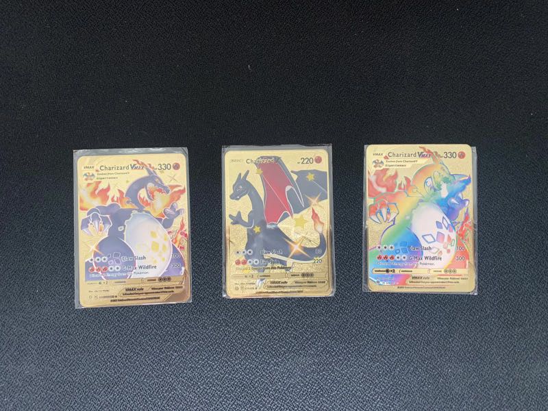 Pokémon collectibles, Charizard V,VMax ,Rainbow VMax, Hobbies & Toys ...