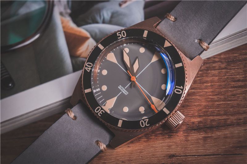 Proxima Vintage 65 CUSN8 Bronze Automatic Dive Watch, Men's Fashion ...