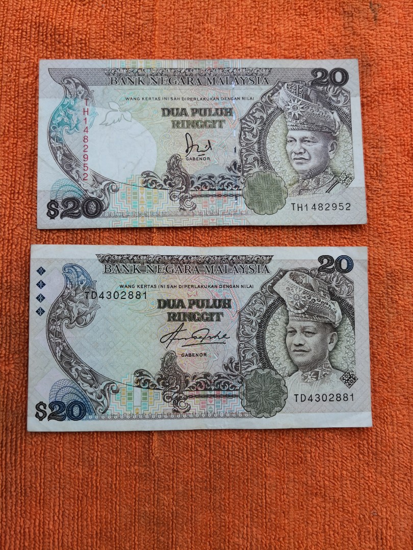 RM20 Old notes (1982 - 1984), Hobbies & Toys, Collectibles ...