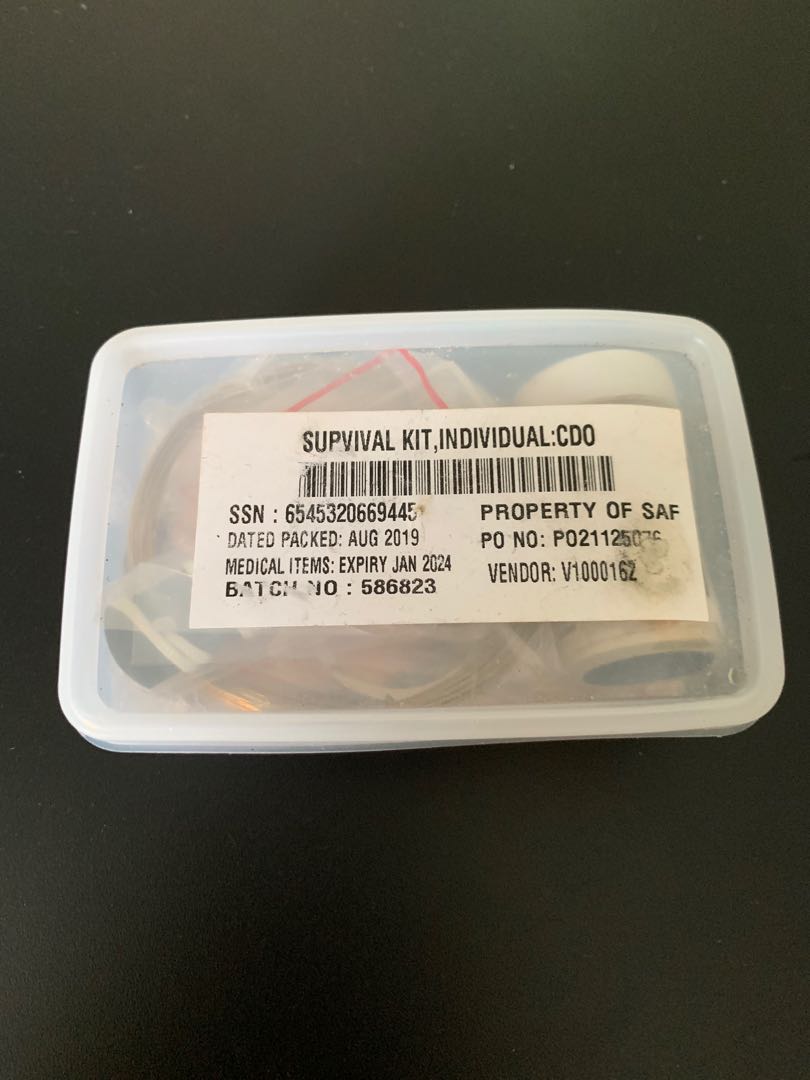 SAF Survival Kit, Sports Equipment, Other Sports Equipment and Supplies ...