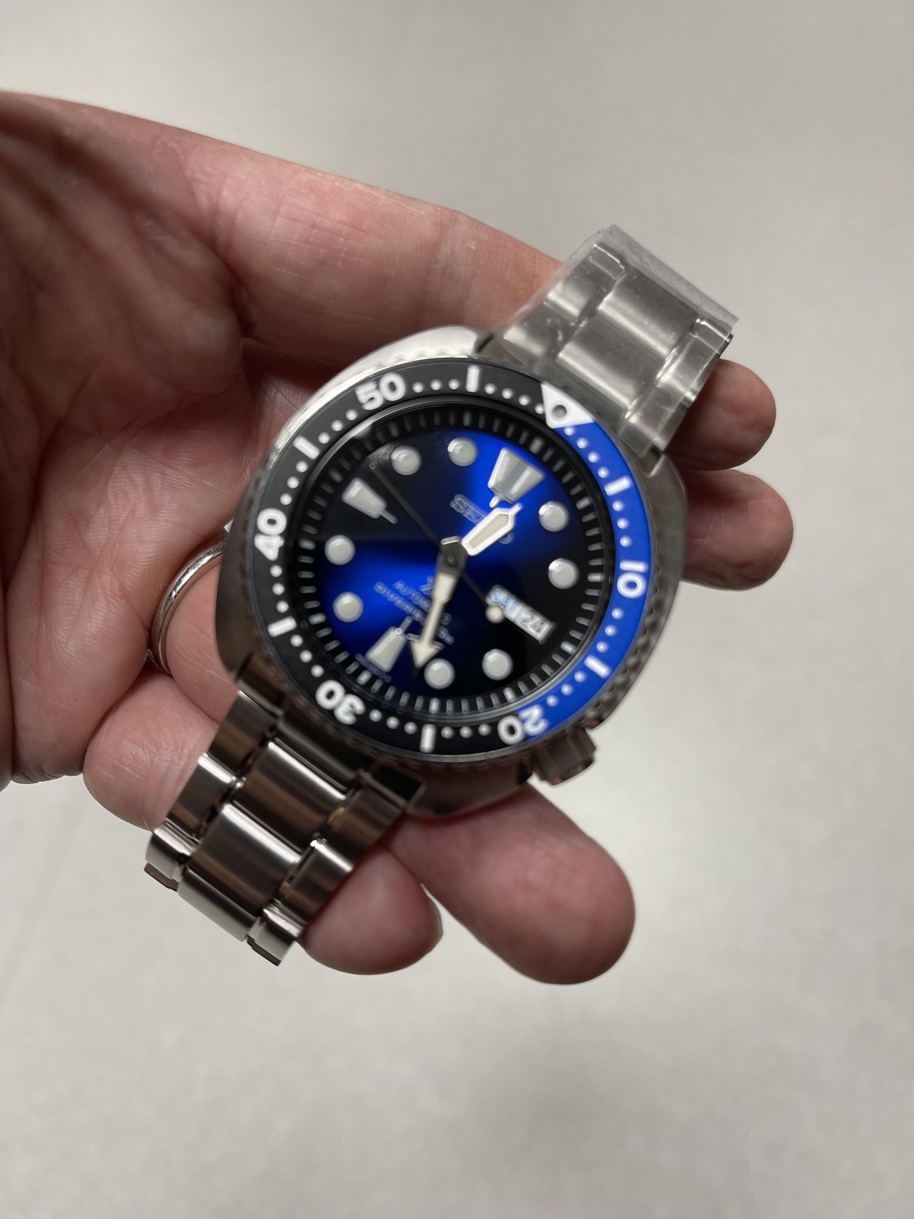 Seiko Batman Turtle SRPC25K1, Men's Fashion, Watches & Accessories ...