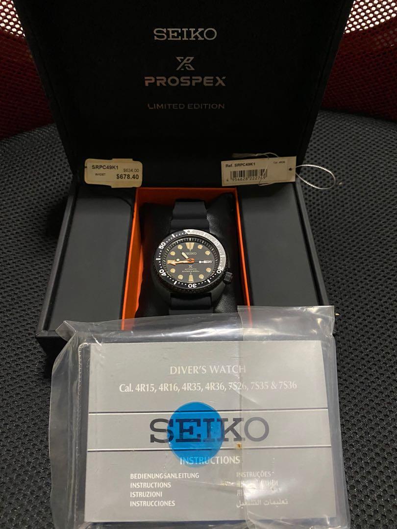 Seiko Ninja Turtle - SRPC49K1, Luxury, Watches on Carousell