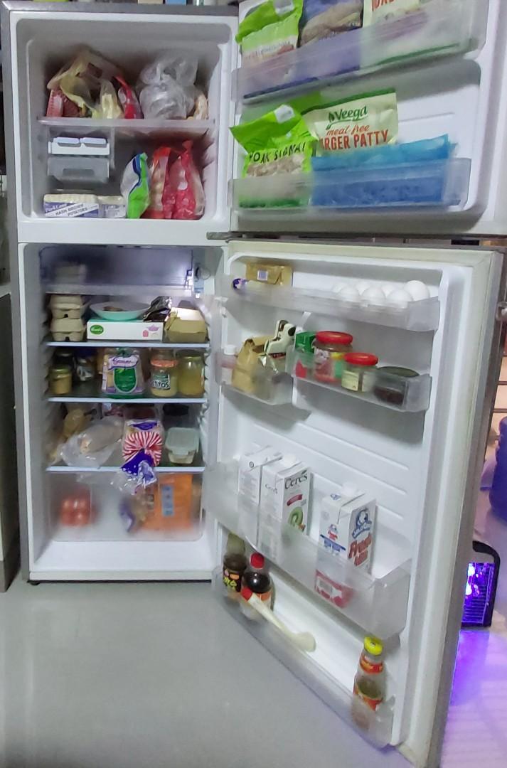 Sharp 2-door refrigerator. 10 cubic feet., TV & Home Appliances ...