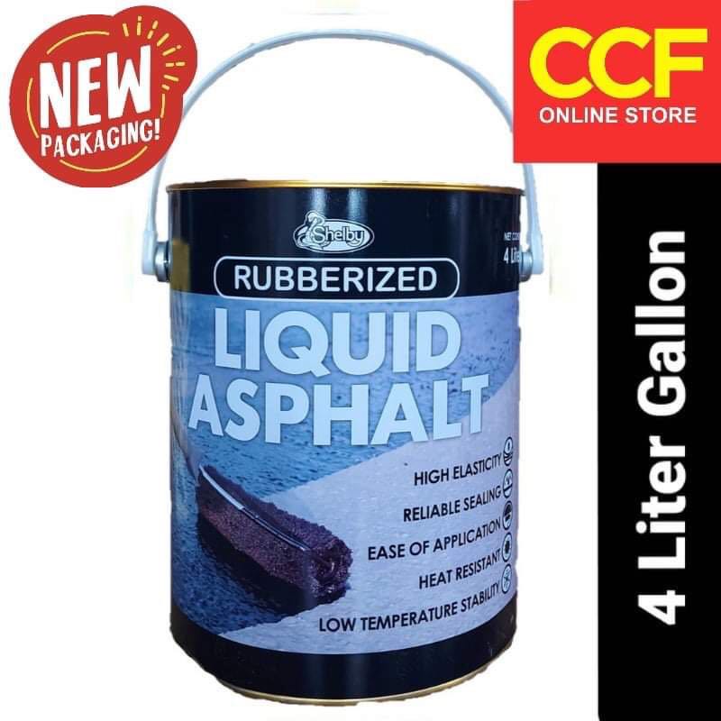 Shelby rubberized liquid asphalt waterproofing black, Commercial ...