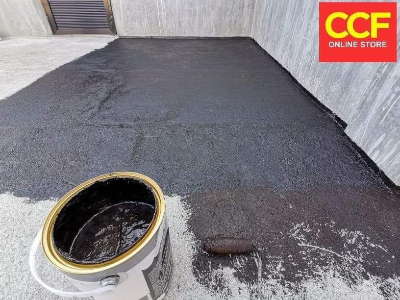 Shelby rubberized liquid asphalt waterproofing black, Commercial ...