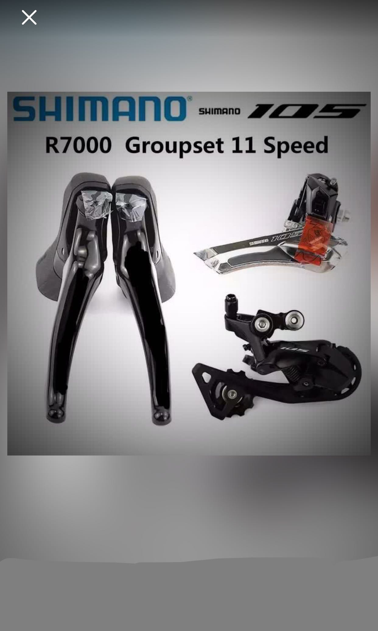 Shimano 105 groupset (partial) (5800 SHIFTER BRAKE LEVER R7000 RD FD ...