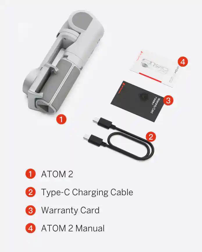 Snoppa ATOM 2: Auto-foldable 3-axis Phone Gimbal, Photography, Photography Accessories, Gimbals ...