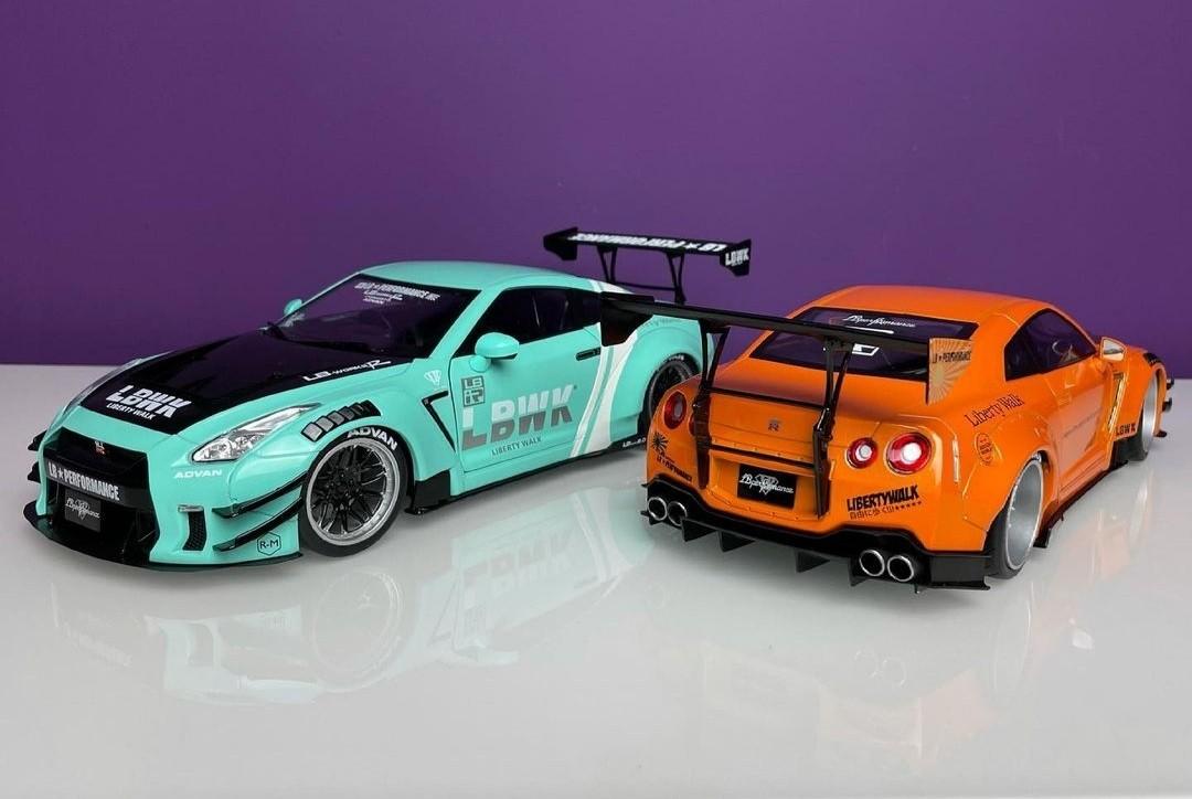 Solido 1:18 Diecast Nissan GTR R35 Liberty Walk Body Kit LBWK 2.0 2020 ...