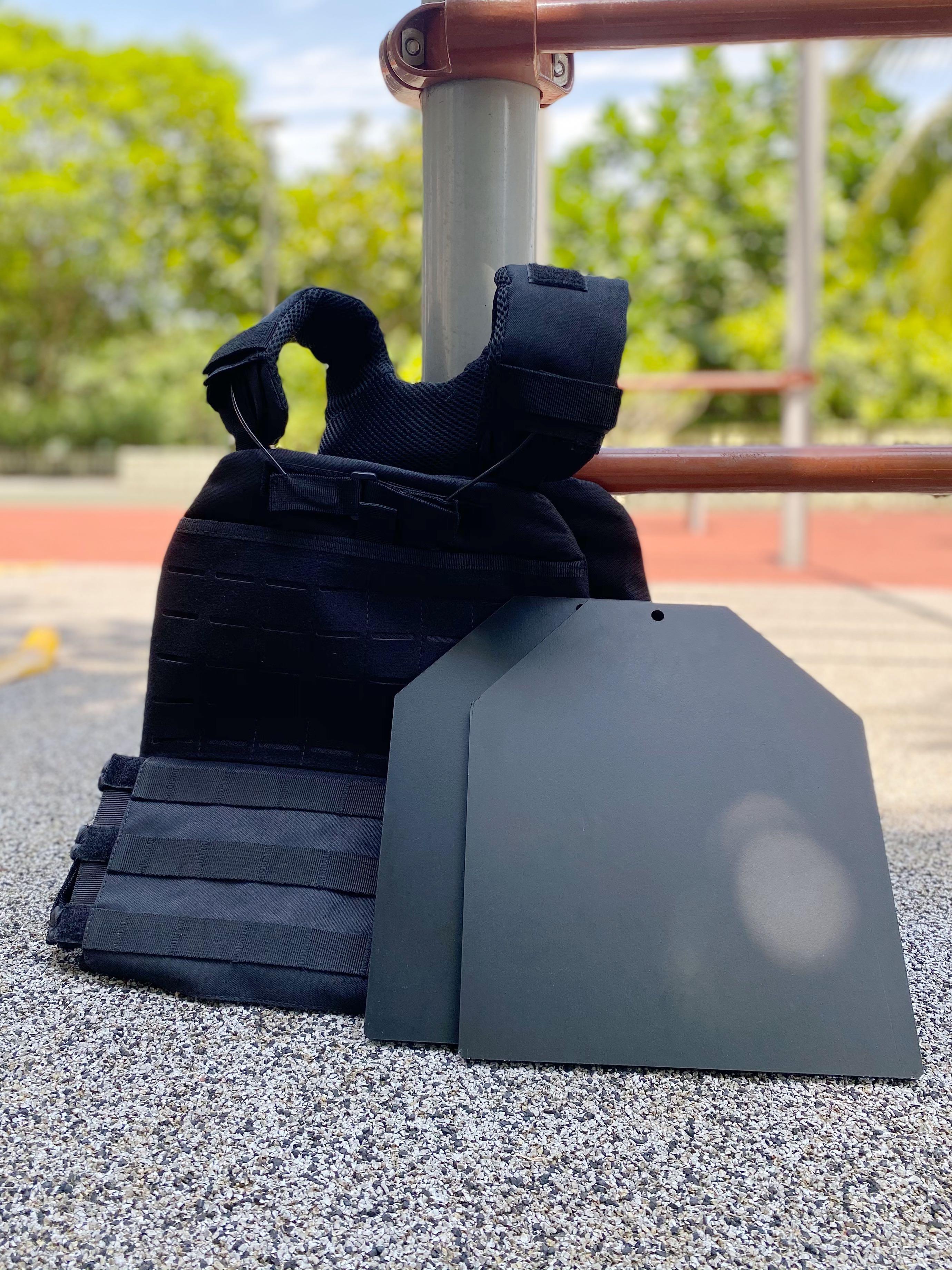 [SALE 15% OFF] 10kg Tactical Weight Vest (2x4kg Plates + Weight Vest ...