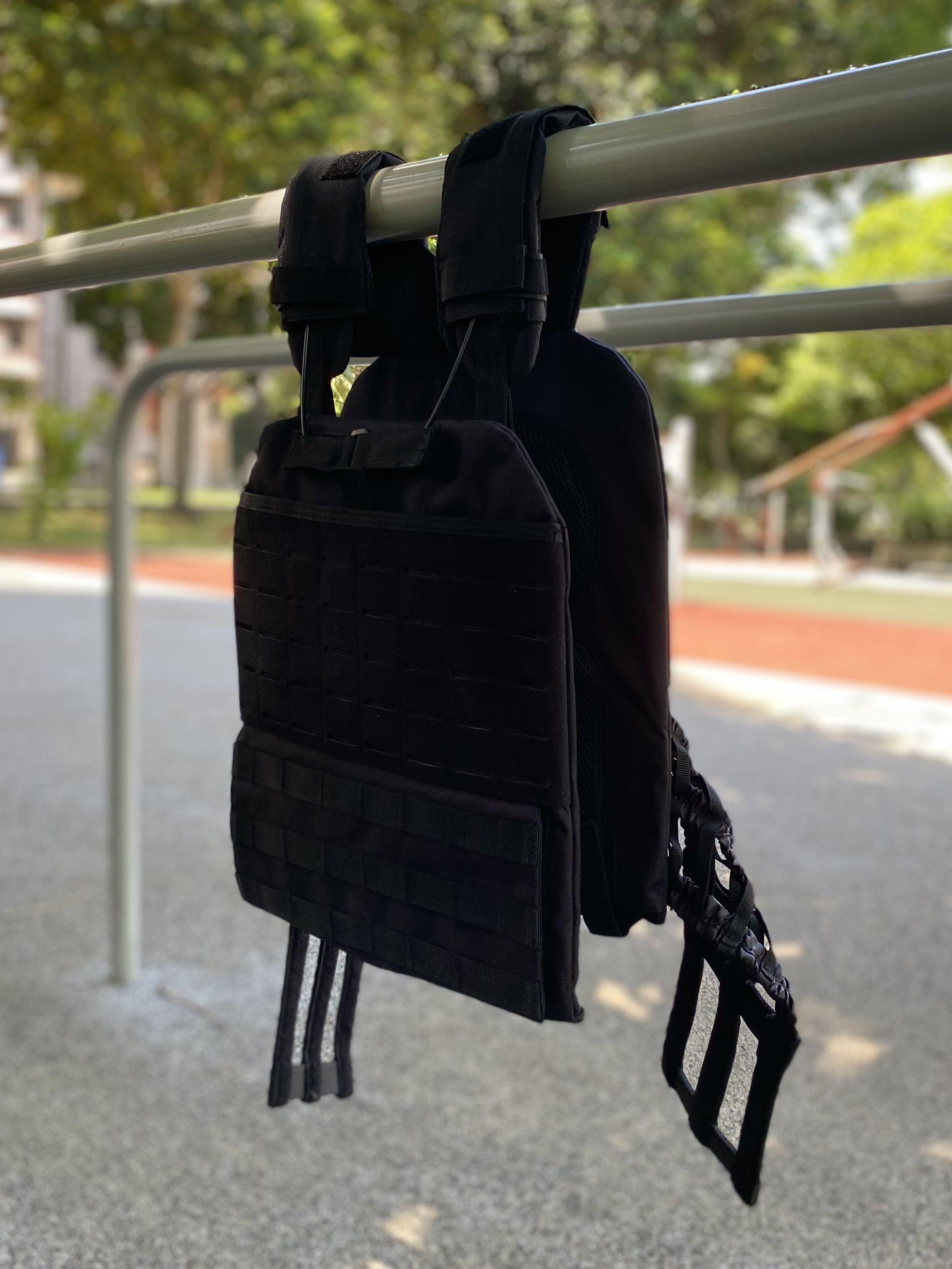 [SALE 15% OFF] 10kg Tactical Weight Vest (2x4kg Plates + Weight Vest ...