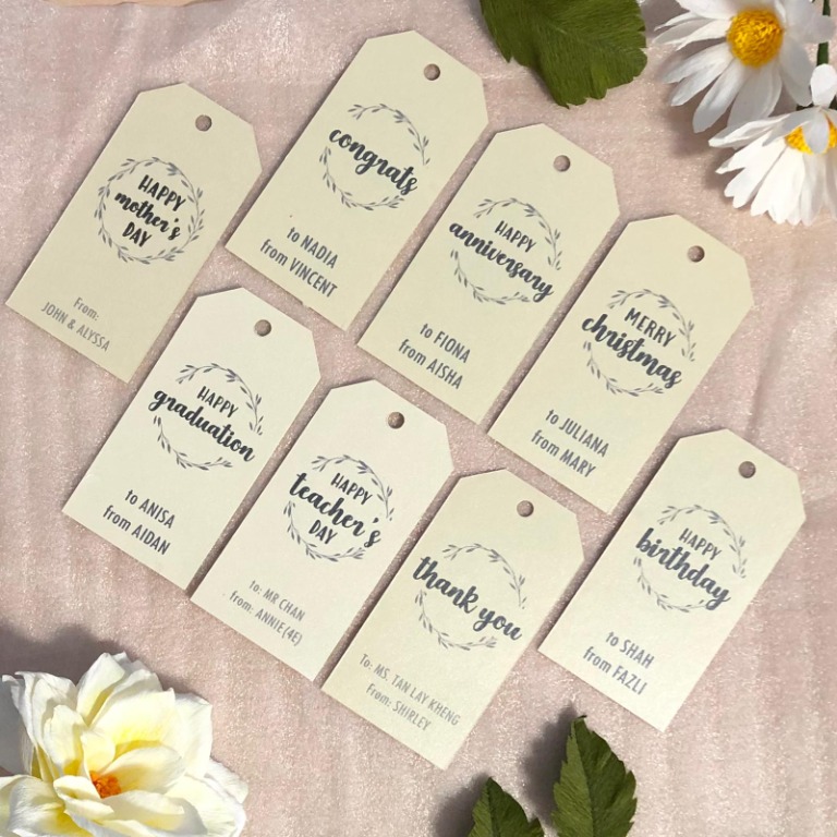 Gift Tag | Handmade Customised Personalised Customisable Customized ...
