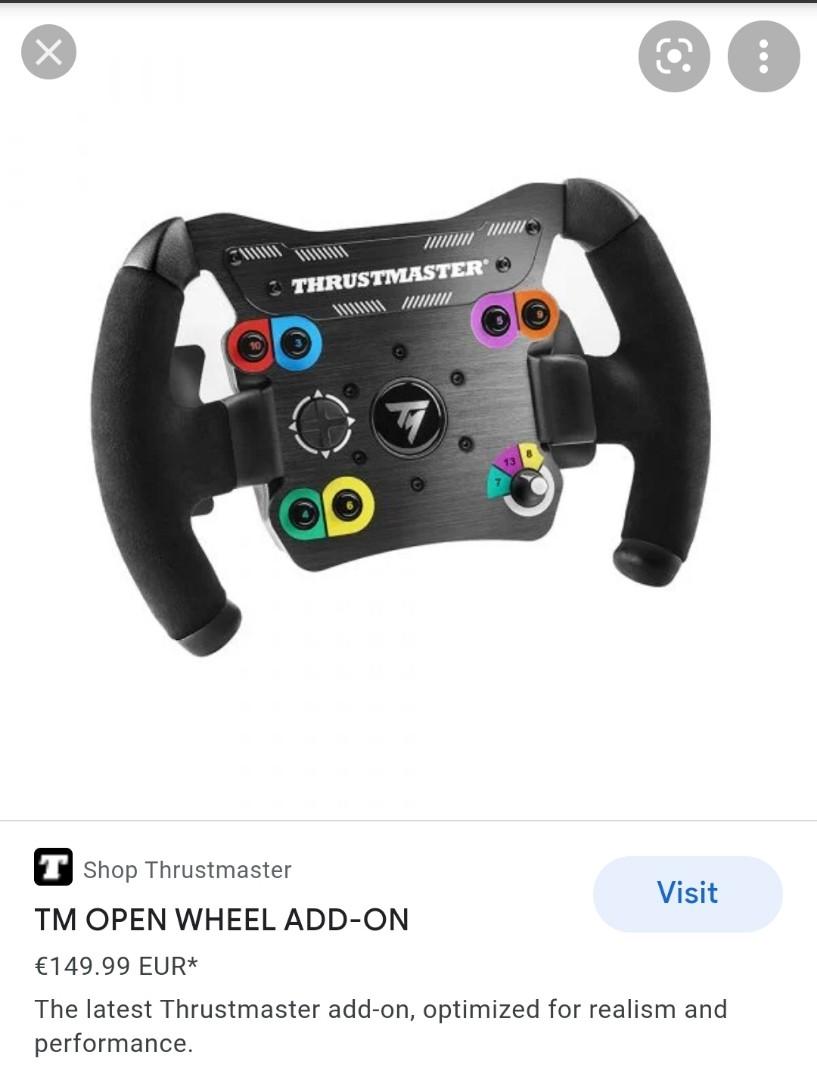TM Open Wheel Add-on, Video Gaming, Gaming Accessories, Controllers on ...