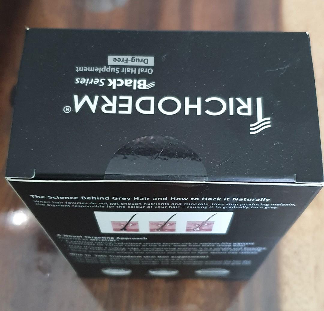 Trichoderm Black Series - Oral Hair Supplement, Beauty & Personal Care ...