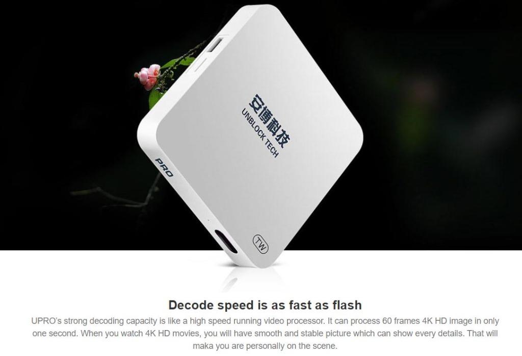 Unblock Tech Ubox Gen 6 Pro 2 i950 Media Player, TV & Home Appliances ...
