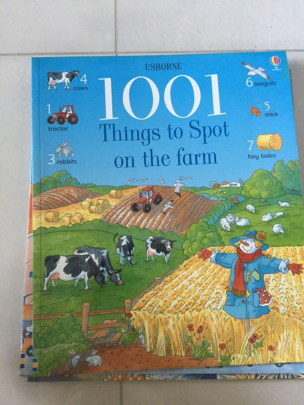 Usborne 1001 Things to spot 4 books, Hobbies & Toys, Books & Magazines ...