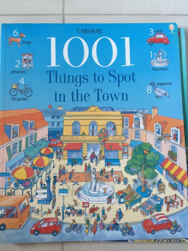 Usborne 1001 Things to spot 4 books, Hobbies & Toys, Books & Magazines ...