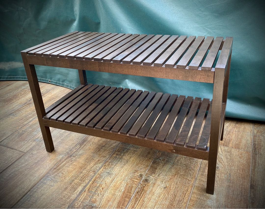 Used IKEA Molger Bench, 傢俬＆家居, 傢俬, 書櫃、櫃子及架 - Carousell