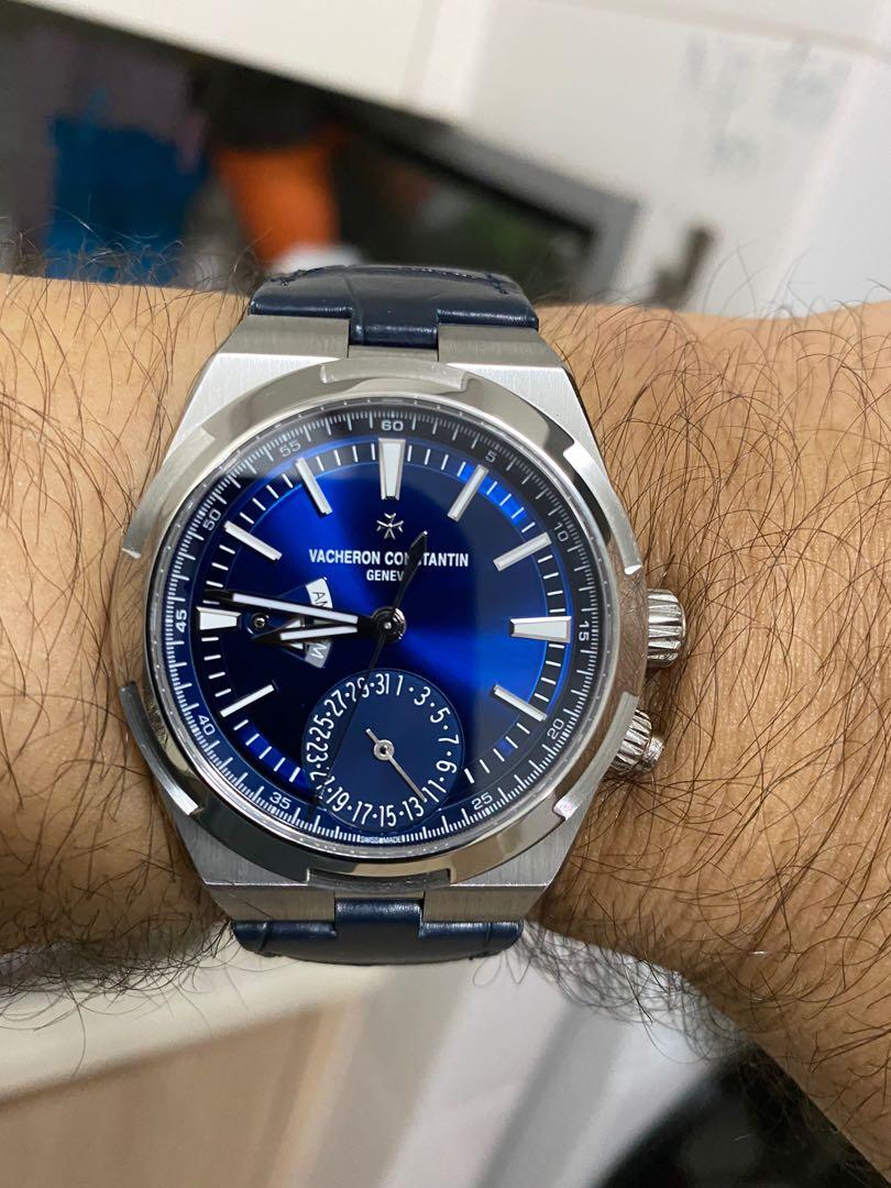 Vacheron Constantin overseas dual time blue dial, Luxury, Watches on ...