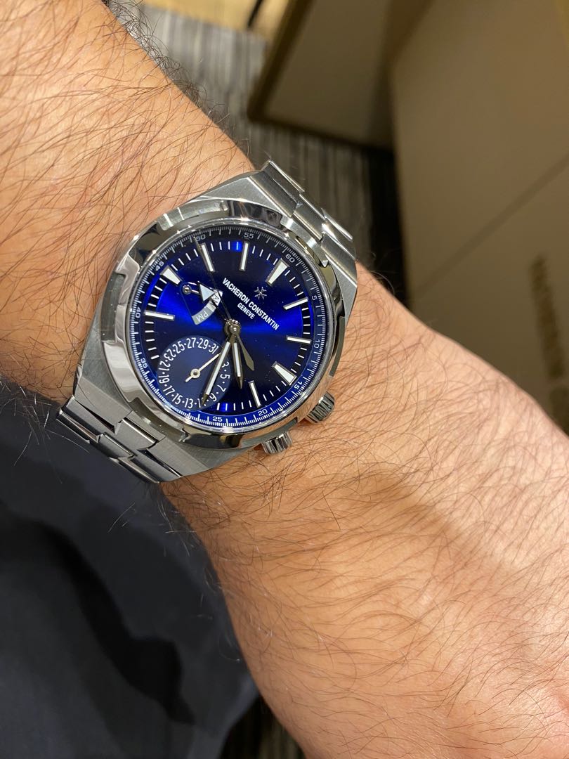 Vacheron Constantin overseas dual time blue dial, Luxury, Watches on ...