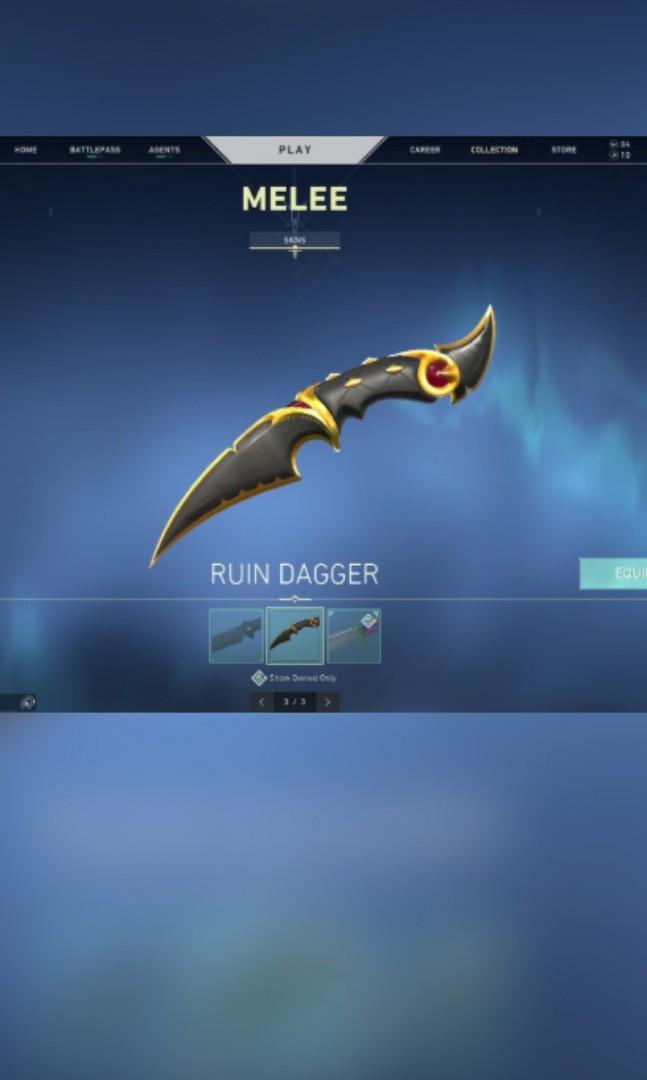 VALORANT ACCOUNT BLAST X BUNDLE + RUIN DAGGER, Video Gaming, Gaming ...