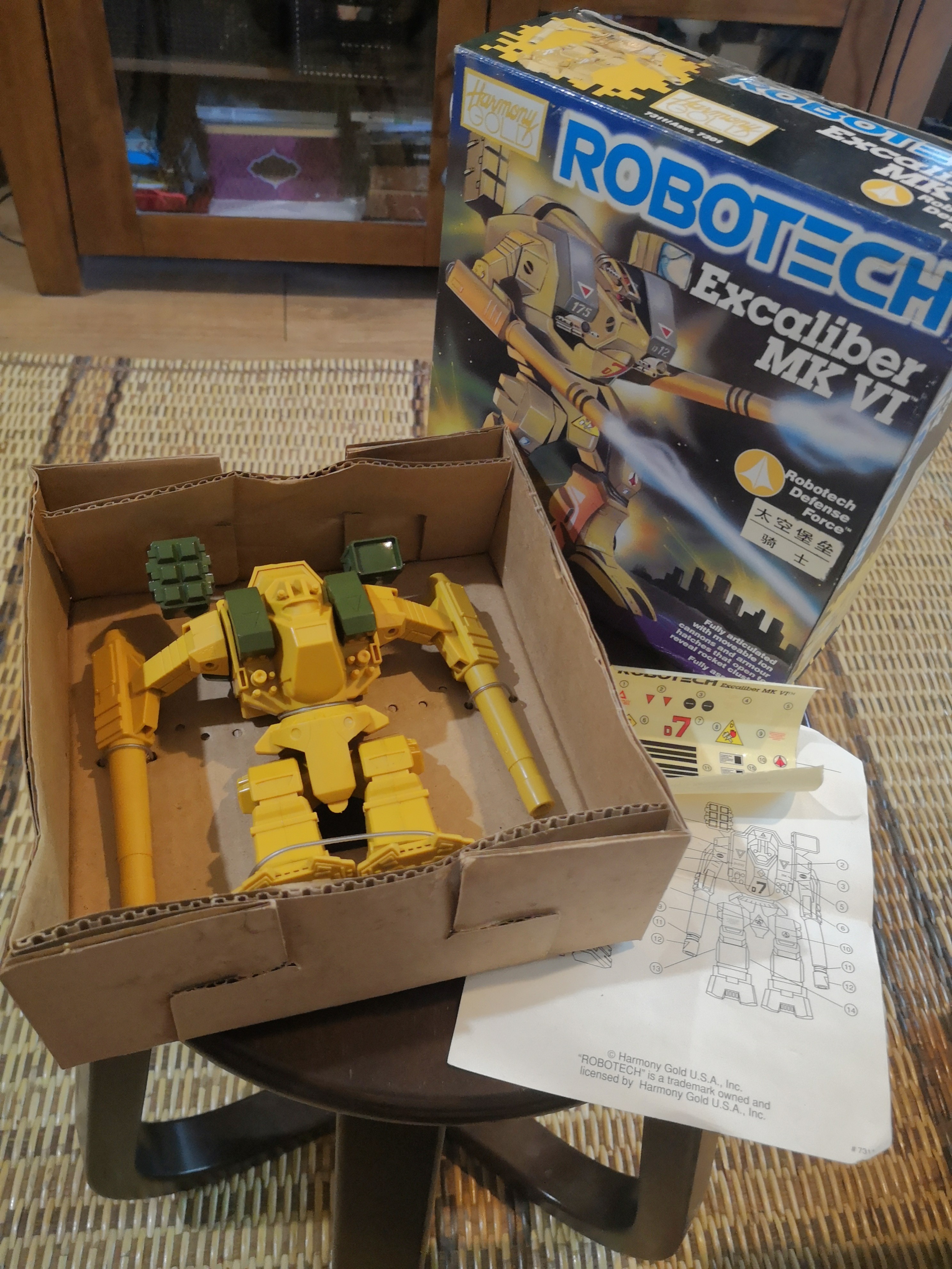 Vintage 1980s Robotech Harmony Gold Excalibur MK-VI Destroid Mint in ...