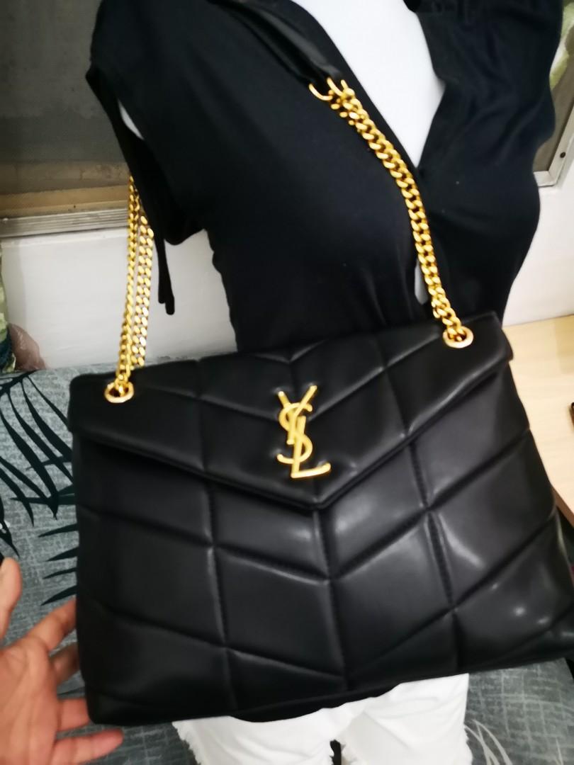 YSL gold chain sling two way, Women's Fashion, Bags & Wallets, Cross ...