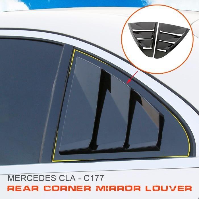 For A-Class W177 Rear Window Sports Louver / streamline diffuser , Car ...