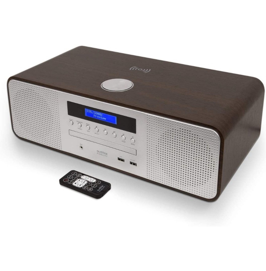 AUDIBLE FIDELITY Complete Hi-Fi DAB/DAB+ Stereo System CD Player With ...