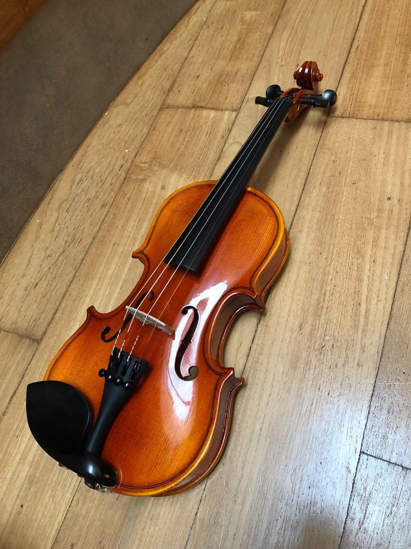 Beautiful handmade 1/8 size violin tiger eye one piece back, Hobbies ...